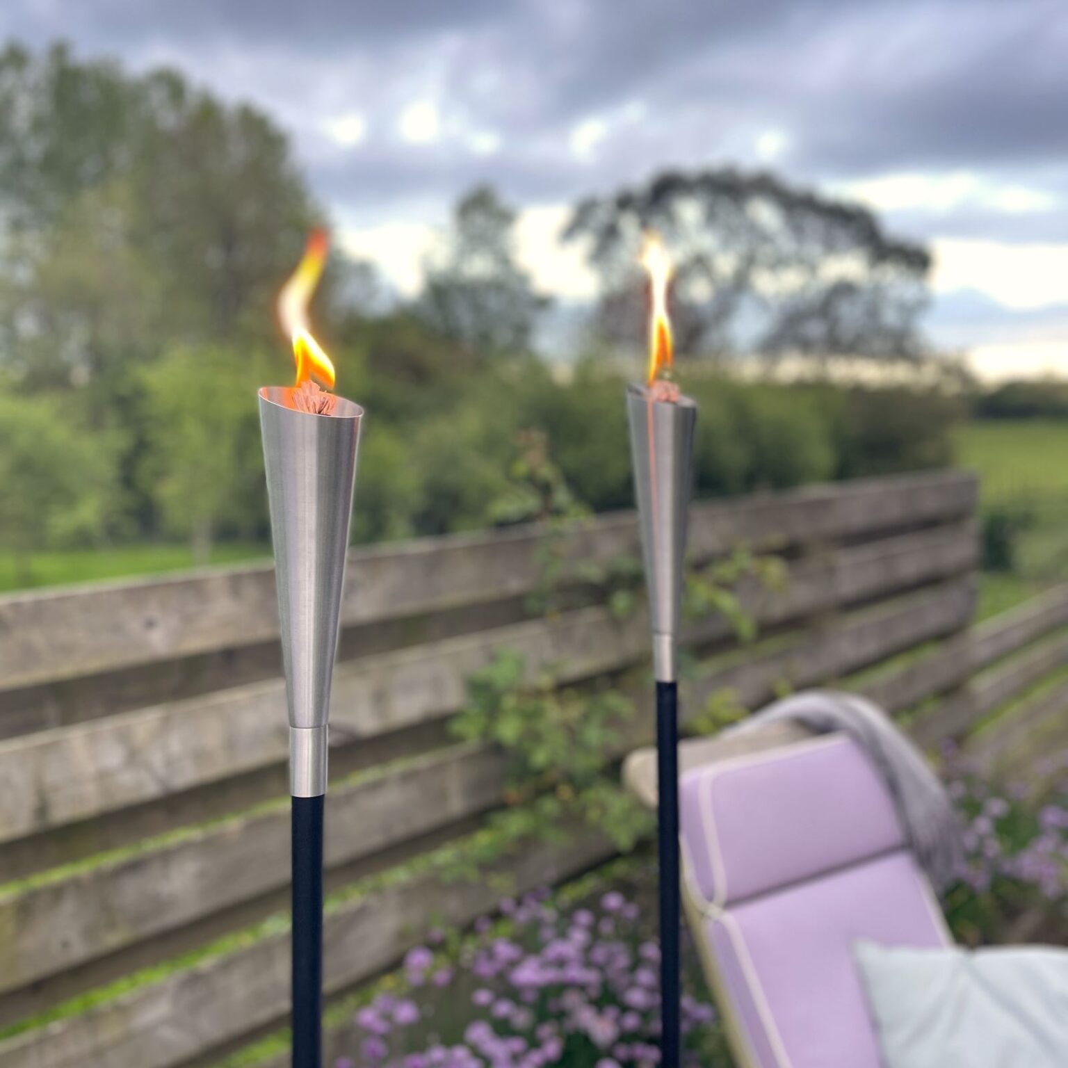 Stainless Steel Garden Torch | Outdoor Torches Stainless Steel - Za Za ...