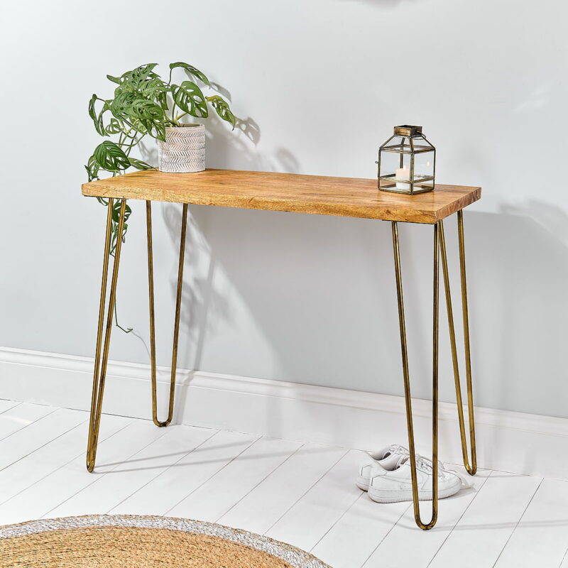 Accent Hairpin Leg Console Table - ZaZa Homes