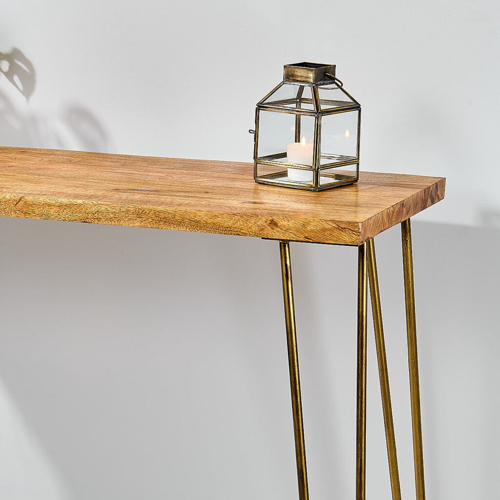 Accent Hairpin Leg Console Table - ZaZa Homes