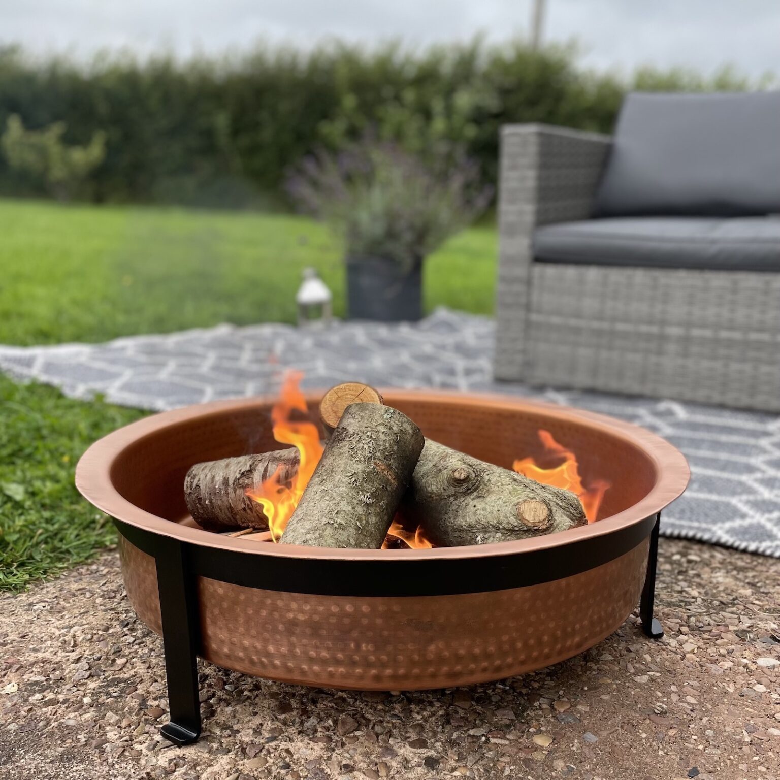 Copper Fire Pit - ZaZa Homes
