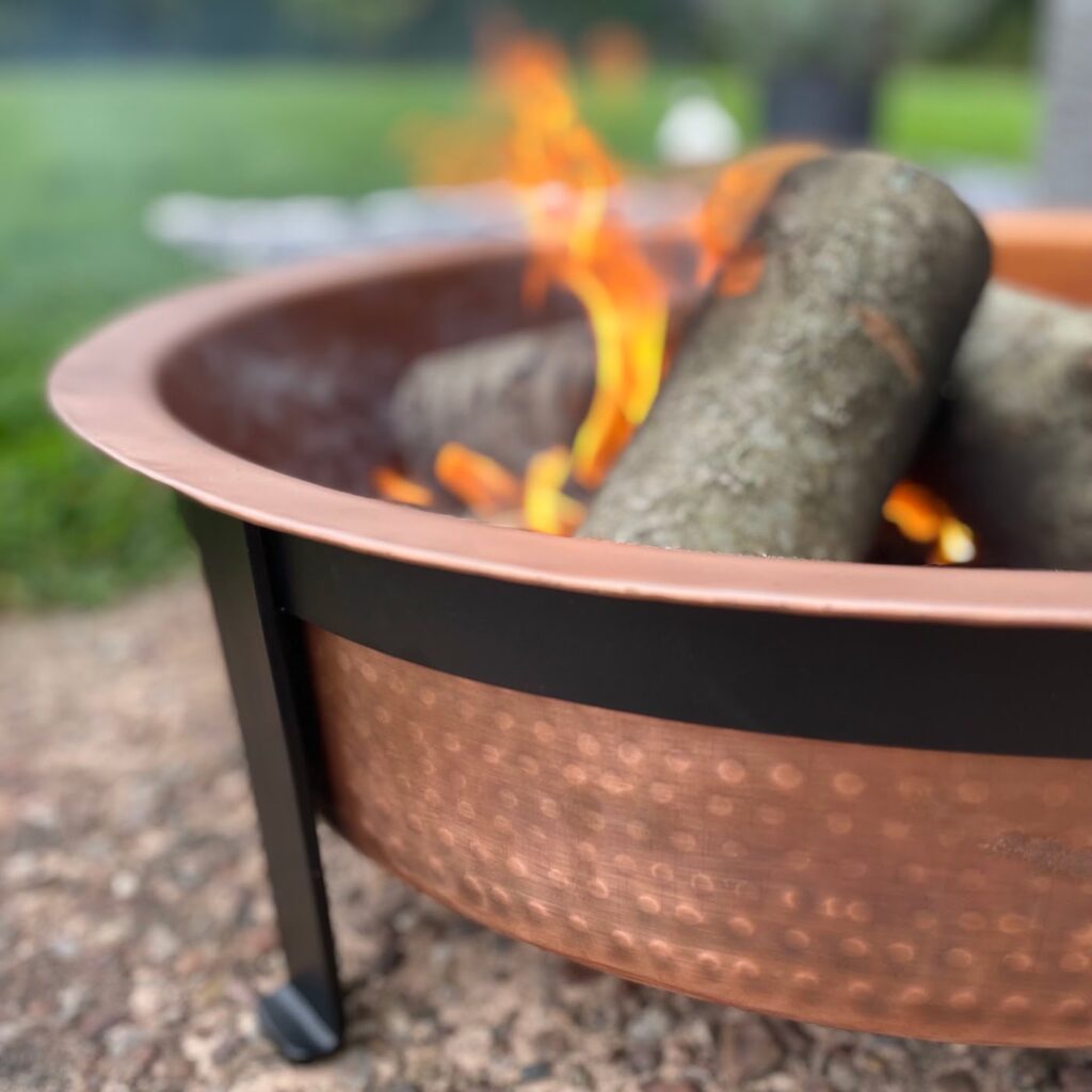 Copper Fire Pit - ZaZa Homes