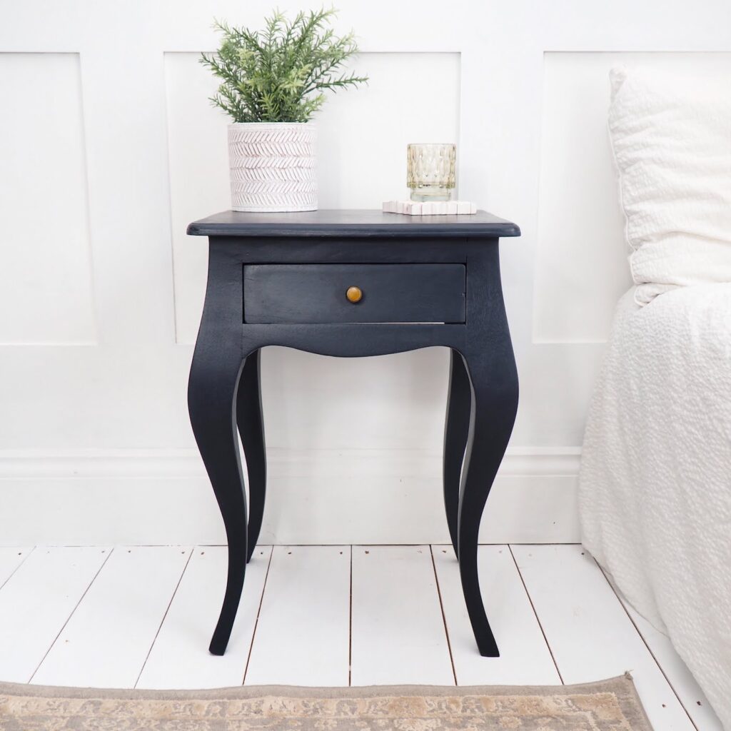 Bedside Table Navy - Amelie - ZaZa Homes