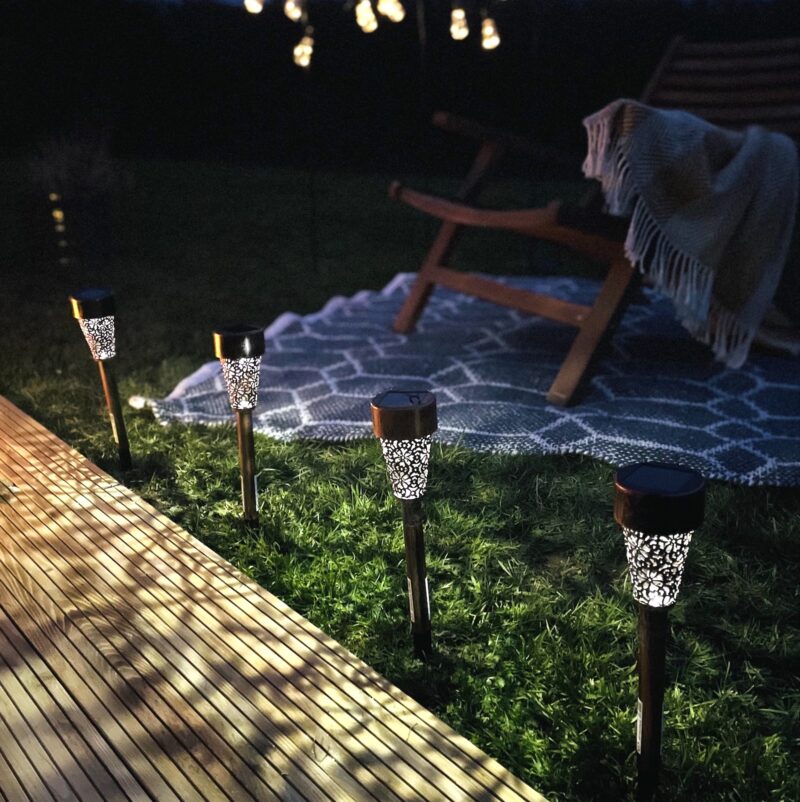Solar Stake Lighting Antique - Solar Lights - Za Za Homes