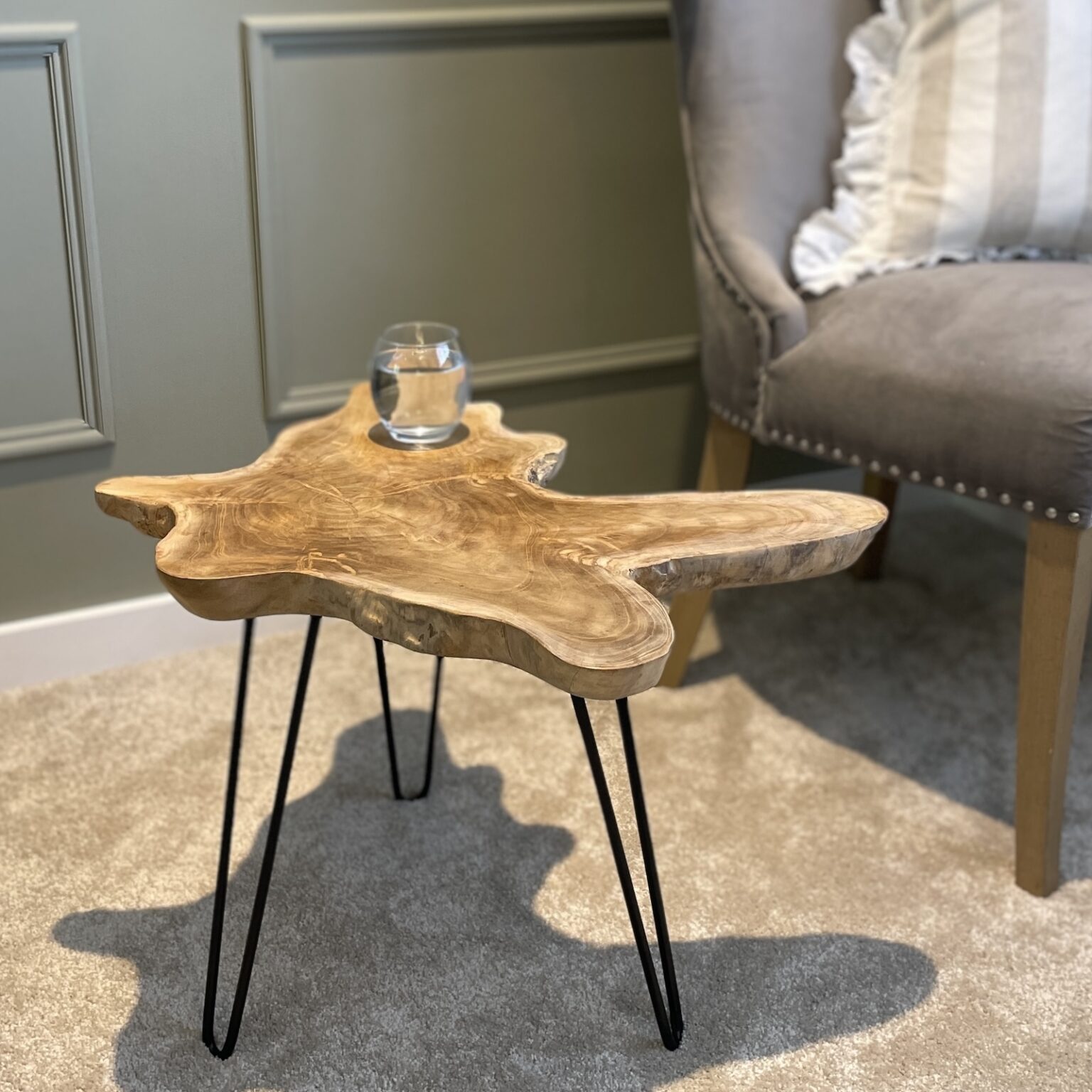 Wood Table Tree | Wood Slice Coffee Table - Za Za Homes